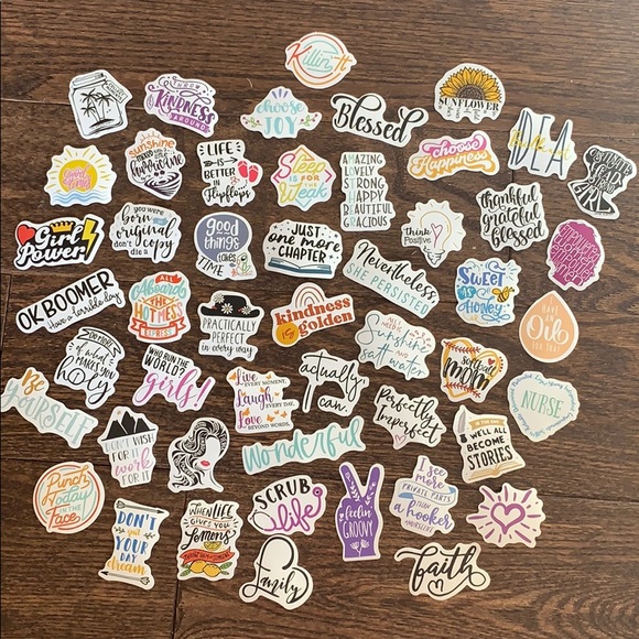 kelzposh | Accessories | Inspirational Vsco Girl Sticker Pack | Poshmark